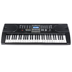 61-Key Electronic Keyboard Pack with Headphones,Microphone,Stand,Stool,and Power Supply-The electronic keyboards (Pack of 1)