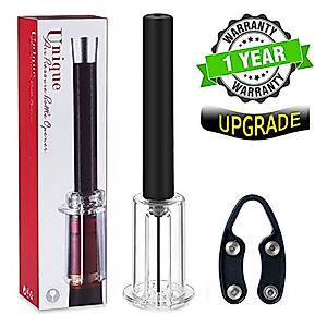 Simple Wine Opener with Foil Cutter, Air Pressure Pump Wine Bottle Opener, Easy Cork Remover Corkscrew, Gifts to Wine Lovers
