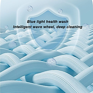 7 Liters Mini Washing Machine, Full Automatic Underwear Washer, Portable Washing Machine for Apartment, Laundry, Camping, RV, Travel, Quiet Operation, Ozone Function, Gift Choice