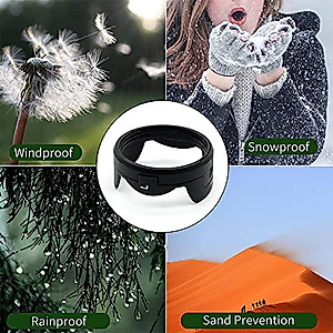 LH-66 Camera Mount Lens Hood Compatible with Olympus M. ZUIKO ED 12-40mm F2.8 Lens DSLR Lens Hood