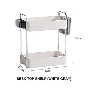 Undersink Organizers, Tainless Under Sink Organizer Shelf With Hooks, Under Sink Storage Kitchen Organiser, Bathroom Counter Organization, Under Sink Organiser Kitchen, Pull Out Medicine Cabinet