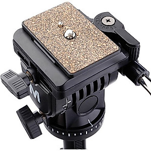Magnus VT-300, Video Tripod System with Fluid Head, Extends to 64”, Max Load 15 lbs. Mid-Level Spreader, Replaceable Rubber Feet. Plus Quick Release plate, Pan Bar, Carry Case with Shoulder Strap