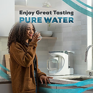 AquaTru Carafe | Replacement Filters for AT100 Countertop Water Purifier | One-Year Carafe Filter Combo Pack