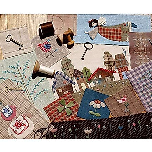 Greeting 912cm Japanese Yarn-Dyed Fabric Handmade DIY Patchwork 100% Cotton Fabric for Sewing Doll Clothes Quilt Cloth Bundle 50pcs/lot - 9X12cm