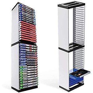 DAHAKII 36 Game Discs Storage Holder Stand for PS5 Game Storage Compatible with PS5/PS4/Xbox/Nintendo Switch