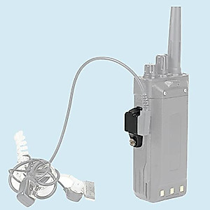 Retevis Audio Adapter to 2 Pin Connector Walkie Talkies Earpiece Compatible RT29 RT87 RT48 RT47V RB46 RT83 Ailunce HD1 Motorola GP328Plus 2 Way Radio(1 Pack)
