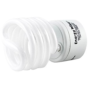 Bulbrite CFL T2 Non-Dimmable Twist & Lock Bi-Pin Base (GU24) Coil Light Bulb, 100 Watt Equivalent, Frost