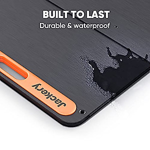 Jackery SolarSaga 200W Portable Solar Panel Bundled with Explorer 2000 PRO as Solar Generator, Off-Grid Power for Outdoor Adventures, Emergency (Renewed)