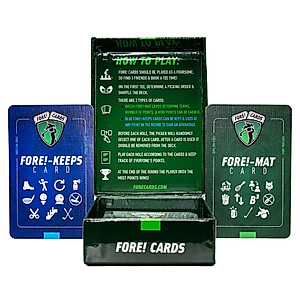 Fore! Cards 3 Game Bundle | 3 Fun & Interactive On-Course Golf Games to Suit Every Type of Golf Round | Never Play a Boring Round Again | Save Over 25%