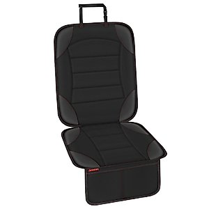 Sinvitron Car Seat Protector for Child Car Seat, Car Seat Mat for Leather Seats, Non-Slip Backing, 2 Mesh Pockets,Waterproof Seat Covers for Cars,Vehicles, Baby (1-Pack)