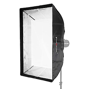 Fotodiox Pro Softbox, 24"x36" (24x36 in) with Speedring, for Elinchrom Monolights, Prolinca Monolights, BXRi Style, D-lite Series, Ranger Series and EL Series Strobe Flash Light, Soft box, Speed Ring
