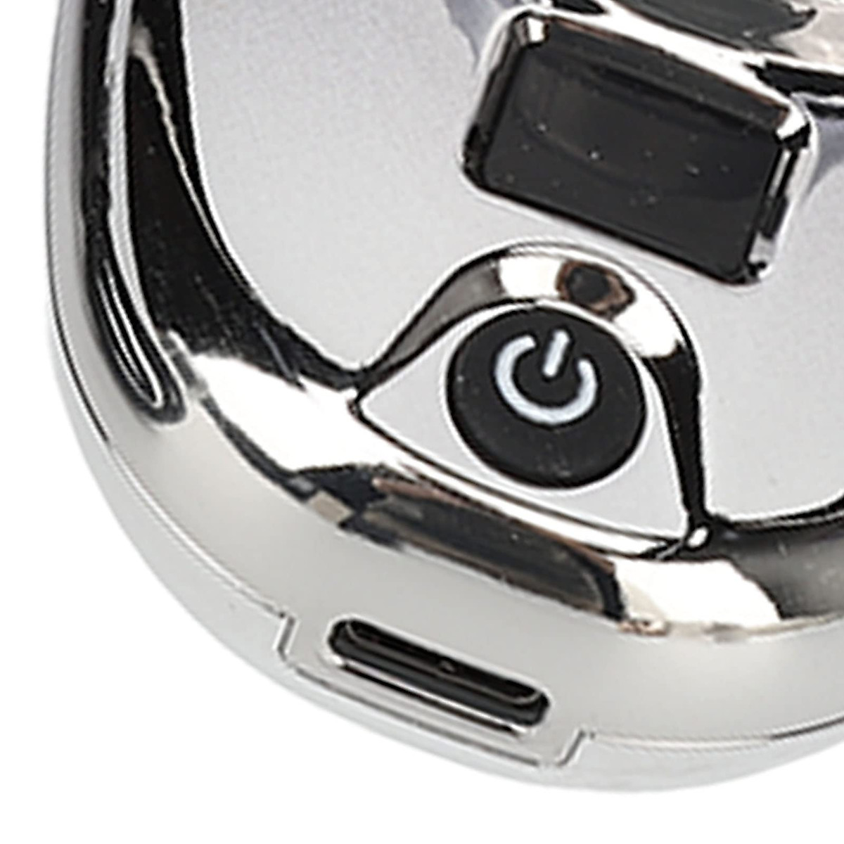 FILFEEL Men's Electric Beard Trimmer with LED Display, Cordless Mini USB Rechargeable Clipper, Waterproof, Skin Friendly, High Power,Steel Blades, Portable and Convenient (Black Silver