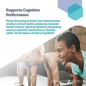 Life Extension Brain Fog Relief Caffeine-Free, Fast-Acting Nootropic Formula Helps Clear Your Mind – Gluten-Free, Non-GMO - 30 Softgels