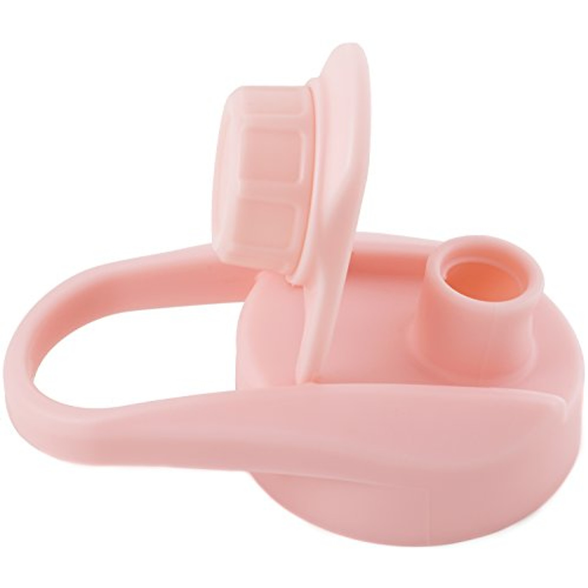 Simple Modern Chug Sports Lid - Fits All Summit and Hydro Flask Wide Mouth Water Bottle Sizes - Leak Proof Handle Cap for 10, 12, 14, 16, 18, 20, 22, 24, 32, 40, 64 & 84 oz Blush