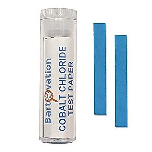 Cobalt Chloride Test Paper [Vial of 100 Strips] for Water, Moisture and Humidity Detection
