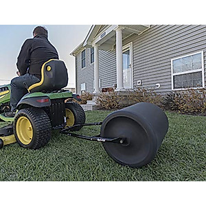Agri-Fab 45-0267 18- by 24-Inch Poly Push/Tow Lawn Roller,Black