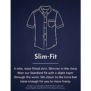 Goodthreads Men's Slim-Fit Short-Sleeve Printed Poplin Shirt, Wallpaper Floral, XX-Large