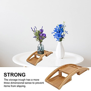 Cabilock 1pc Desktop Rack Flower Pot Planter Holder Arched Wood Flowerpot Support Plant Stands for Indoor Plants Flower Plant Pot Stand Pots for Indoor Plants Succulents Potted Plant Wooden