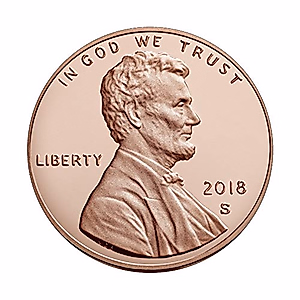 Lincoln Penny One Cent Coin Copper USA PopSockets PopGrip: Swappable Grip for Phones & Tablets