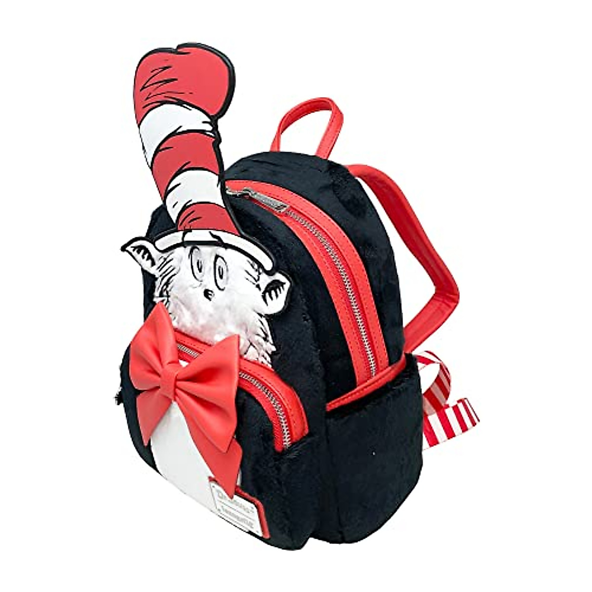 Loungefly Dr Seuss Cat in the Hat Cosplay Womens Double Strap Shoulder Bag Purse