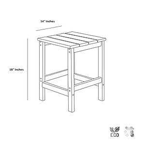 WestinTrends Malibu 3 Piece Outdoor Rocking Chair Set, All Weather Poly Lumber Porch Patio Adirondack Rocking Chair Set of 2 with Side Table, Sand