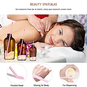 TCJJ 16PCS Silicone Wax Spatulas for Beauty Reusable Wax Sticks Hair Removal Waxing Applicators Large Small Area Scraper for Body Waxing