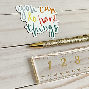 Swaygirls magnets | Cute fridge magnets | You can do hard things refrigerator magnet | Inspirational quotes | Be nice.