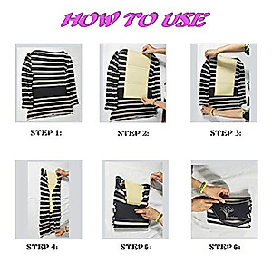 NewFerU Clothes Folder Flipfold Laundry T Shirt Folding Board Flip Fold Closet Storage Drawer Organizer Foldable Travel Space Saver Beige for Jean Sweater Blouse of Adult Kid Pack of 8 (Men)