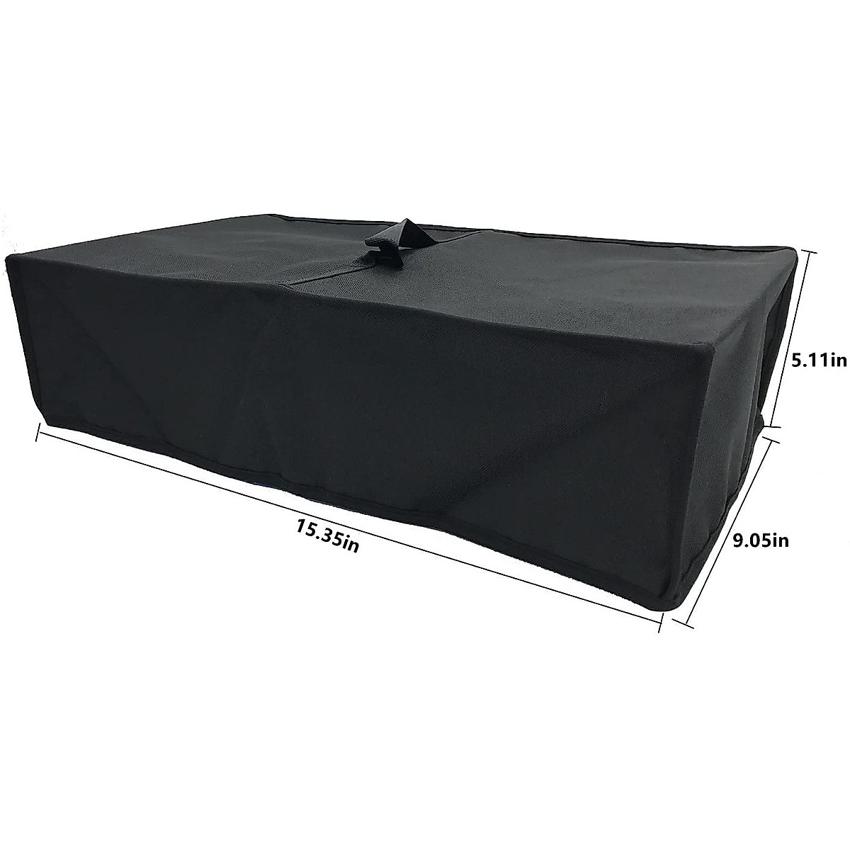 Wanty Black Antistatic Water-Proof Dust-Proof Nylon Fabric Printer Cover Case Protector for Bose Wave Music System IV