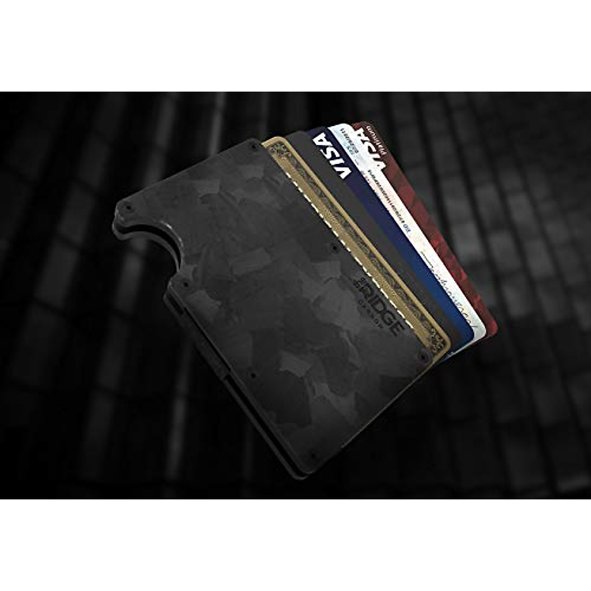 The Ridge Forged Carbon Fiber Money Clip Wallet Thinner Than Smartphone