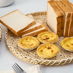 Decocoon 3 Pcs Handmade Wall Basket Decor, Seagrass Wall Decor, Wicker Wall Decor, Boho Wall Basket, Wall Baskets Decor Boho Flat Set 3, Decorative Plates for Wall Hanging Farmhouse (Set A)