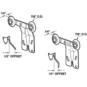 Prime-Line N 7540 Sliding Closet Door Tandem Roller Kit (2 Pair)