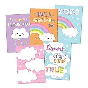 25 Unicorn School Lunch Box Notes For Kids, Inspirational Motivational Cards Boys Girls From Mom, Encouraging Student Children Teens, Thinking of You Positive Affirmation Encouragement Lol Fun Love