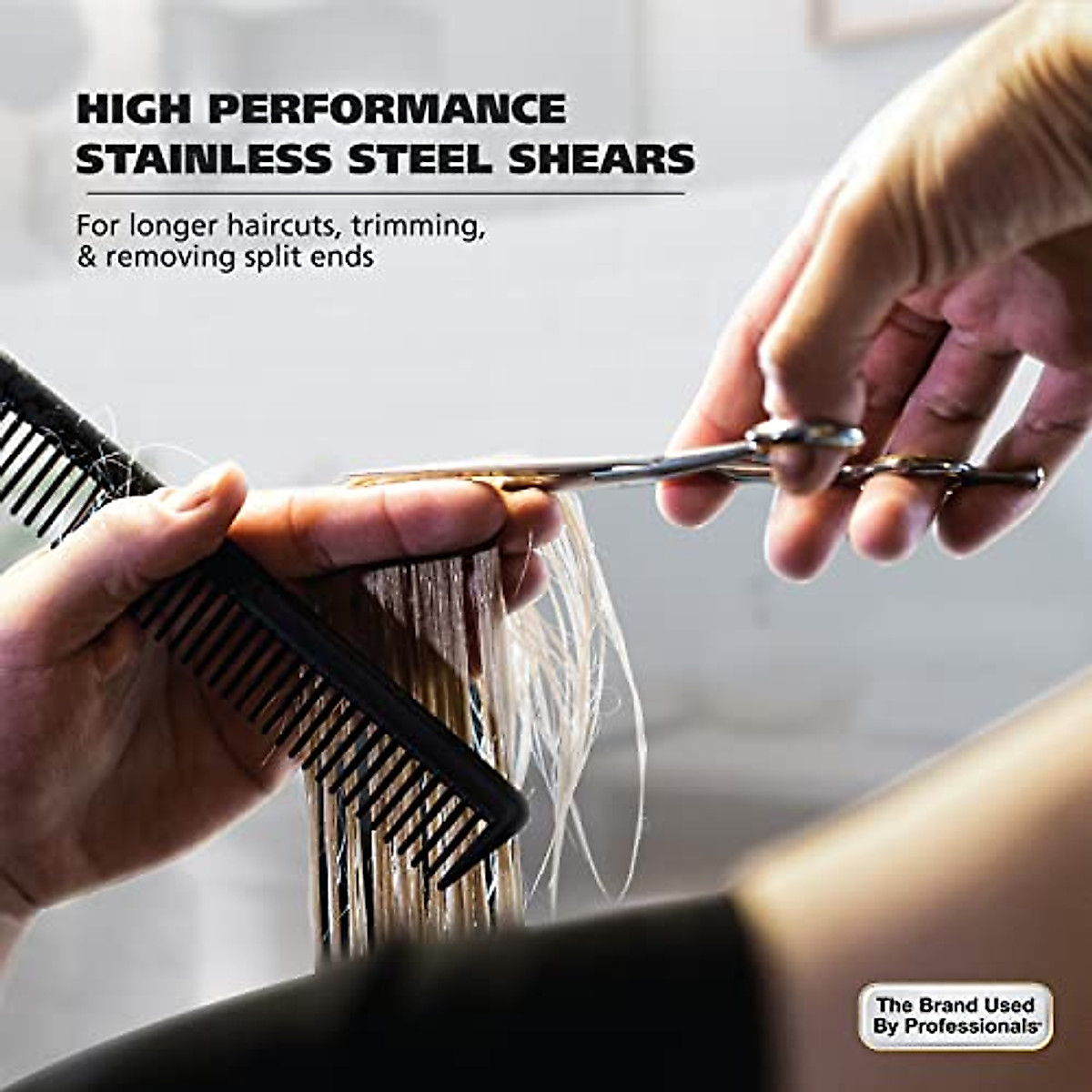 Wahl Clipper High-Performance Stainless-Steel Haircutting Shears for Extreme Precision Cutting, Trimming at Home - Model 3012