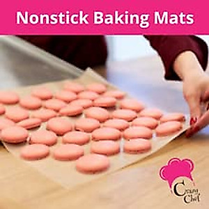 Crazy Chef Cake and Cupcake Carrier With Handle - Pie Carrier Deviled Egg Tray and Collapsible cupcake holder-Cookie Holiday Party Platter With Two Free Non Stick Baking Sheets