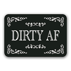 Dishwasher Magnet Clean Dirty Sign QMMD Hella Clean and Dirty Af Magnet Clean Dirty Magnet for Dishwasher