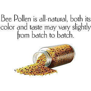 Bee Pollen Granules, 100% Raw, Superfood Packed with Proteins, Vitamins & Minerals. Source of Vitamin B, Amino Acids, & Antioxidants. Keto, Paleo Friendly, Gluten Free.
