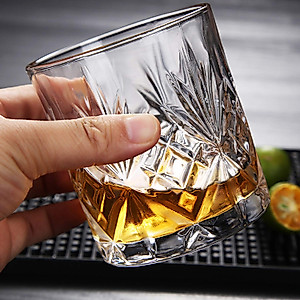 Rocks Glasses 11 oz,Snifters Round Clear Drinking Glass,Whisky Glasses,Old Fashioned Cocktails Glasses Bourbon Glasses for Restaurants,Bars,Parties,Water Cups Vodka Cups Liqueur Spirits Glasses 8 Pack