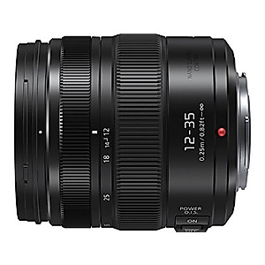 Panasonic LUMIX Professional 12-35mm Camera Lens G X VARIO II, F2.8 ASPH, Dual I.S. 2.0 with Power O.I.S., Mirrorless Micro Four Thirds, H-HSA12035 (2017 Model, Black)