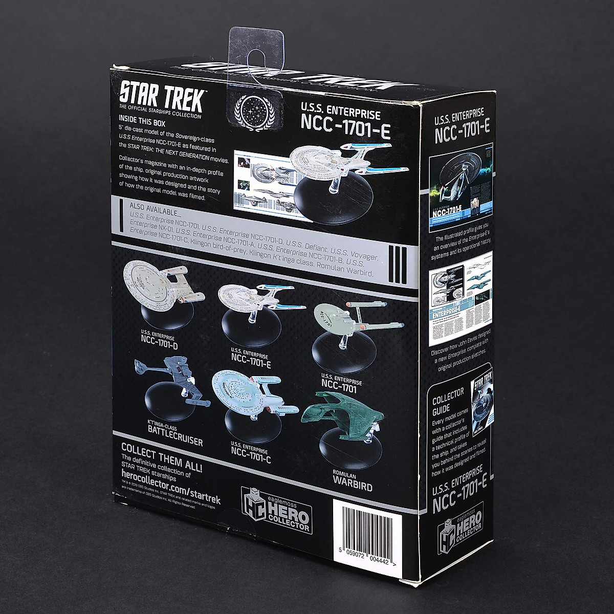 Hero Collector| Star Trek The Official Starships Collection | Eaglemoss Model Ship Box U.S.S. Enterprise NCC-1701-E