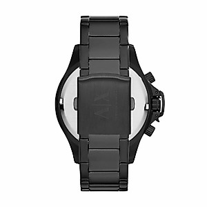 A|X Armani Exchange Men's Chronograph Black Stainless Steel Watch (Model: AX1513)