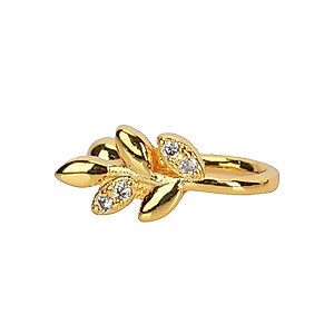 Nose Rings,Fake Nose Ring,Septum Nose Ring,Piercing Jewelry Gift for Men Women,Nose Piercing Clip Eye-catching U Shape Copper Cubic Zirconia Multi-Style Shiny Ear Cuffs Nose Stud for Daily Wear - 18