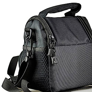 Camera Case Lightweight Black Strap Shoulder Bag for Olympus EP7 E-P7 PEN-F E-PL10 E-PL9 E-PL8 E-PL7 E-PL6 E-PL5 E-PL3 E-PL2 E-PL1 E-P5 E-P3 E-P2 E-PM2 E-PM1