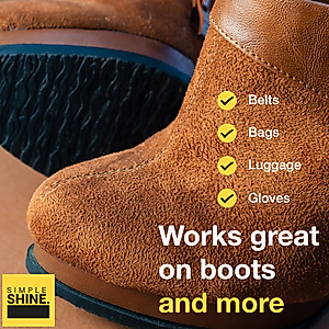 Simple Shine. Suede Shoe Cleaner - Premium Suede Brush Nubuck Cleaner Crepe Brush and Suede Eraser Set | Suede Brush for uggs | Complete Shoe Cleaning Bristle Brushes Kit for Nap Care