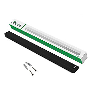 Anjuer Laundry Room Clothes Rack - Wall Mounted Retractable Folding Clothes Hanger Drying Rack for Laundry Room Closet Storage Organization, Aluminum, Easy Installation (Black)