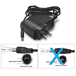 [UL Listed and FCC Certified ] HDView 12V DC 2A Power Adapter Supply UL Listed Certified 2.1mm 5.5mm, 2a Power Transformer for Security Camera