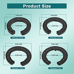 DA99-04158A Refrigerator Door Hinge Shims Height Adjustment for Samsung Refrigerator 3282540, PS6448337, AP5668209, DA99-04158A,DA60-00314C Replacement Parts(4 Pcs)
