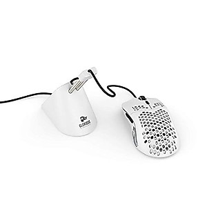 Glorious Gaming Mouse Bungee - Flexible Mouse Cable Management - Gaming Mouse Accessory (White)