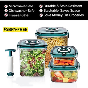 Nuwave Flavor-Lockers Vacuum Storage System Complete Set