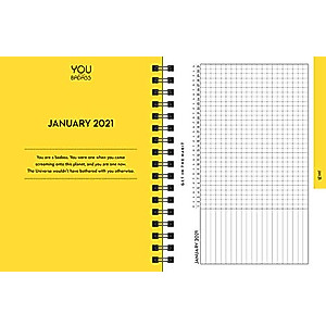 You Are a Badass 17-Month 2020-2021 Monthly/Weekly Planning Calendar: Deluxe Organizer (August 2020-December 2021)